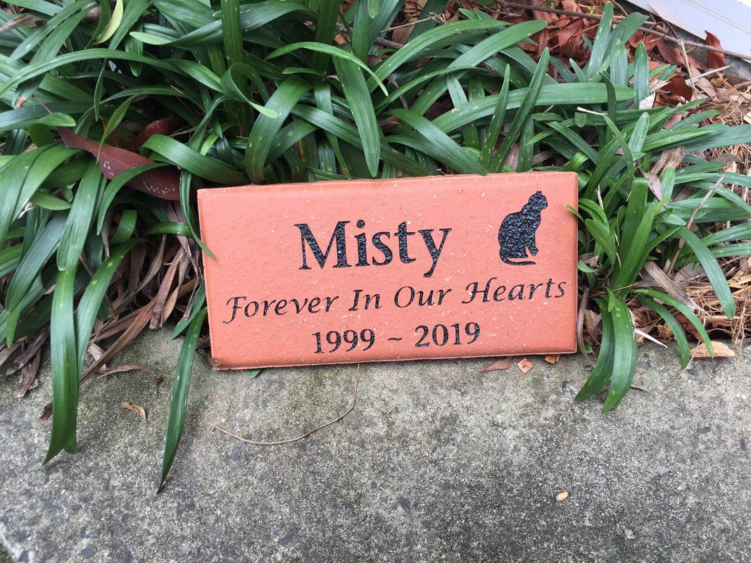 Pet Dog Memorial Plaque Clay Paver Design Small – Bells Dogworld