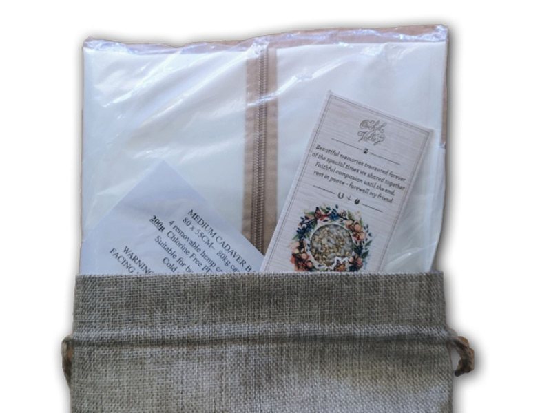 Pet Dog Memorial Burial Cadaver Bag – Bells Dogworld